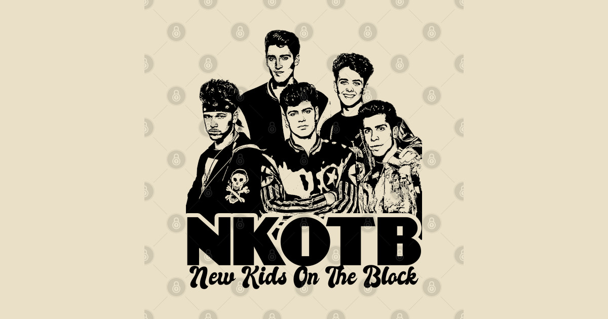 NKOTB 80s style classic - Nkotb - T-Shirt | TeePublic