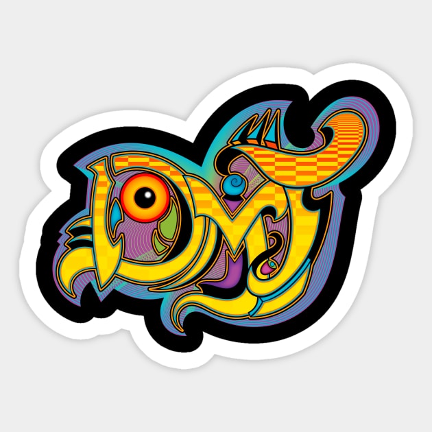 DMT Graffiti - Graffiti - Sticker | TeePublic