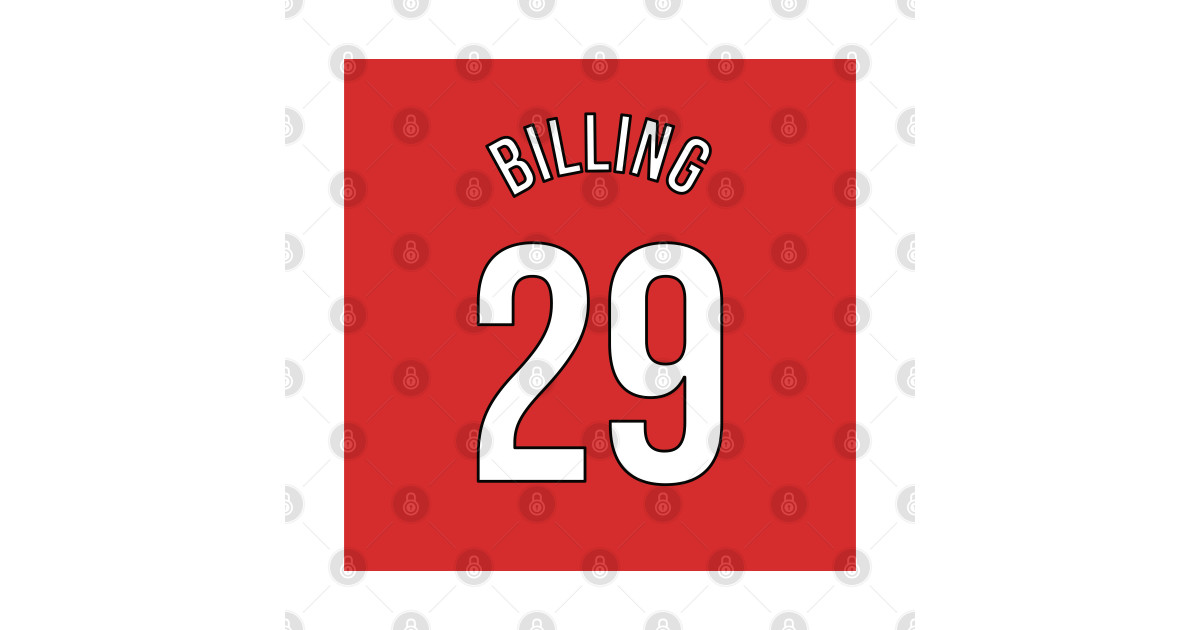 Billing 29 Home Kit - 22/23 Season - Philip Billing - T-Shirt | TeePublic