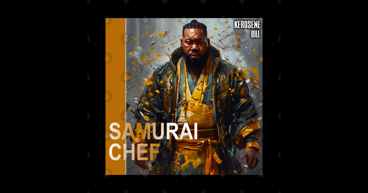 Samurai Chef - Kerosene Bill - Sticker | TeePublic