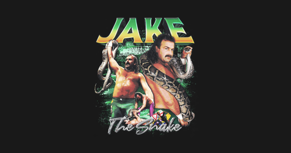 Jake The Snake Retro Bootleg - Jake The Snake - T-Shirt | TeePublic