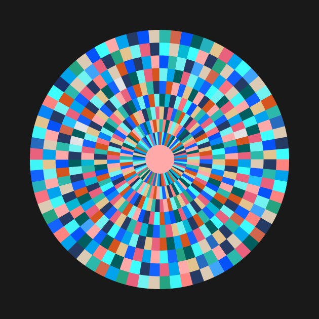 Color Op Art - Color Op Art - T-Shirt | TeePublic