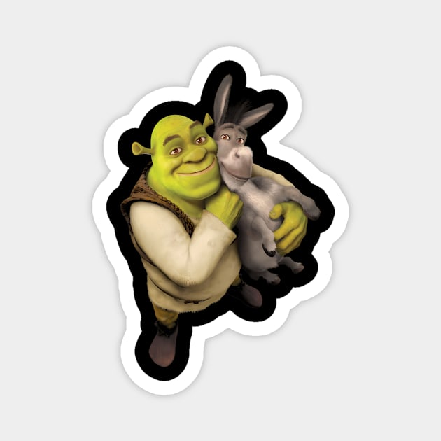 Shrek And Donkey Best Friends - Shrek And Donkey Best Friends - Magnet ...