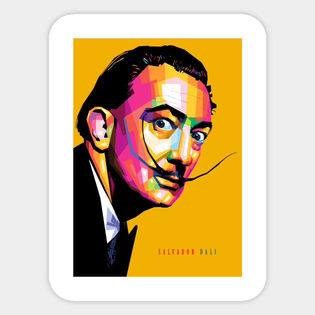 Salvador Dali - Salvador Dali - Sticker | TeePublic