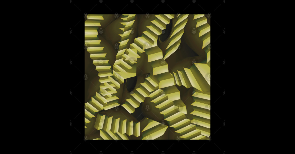 Liminal Stairs Yellow - Liminal - Sticker | TeePublic