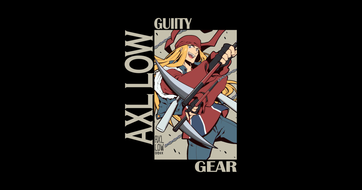 Guilty Gear Axl Low - Guilty Gear Axl Low - Sticker | TeePublic