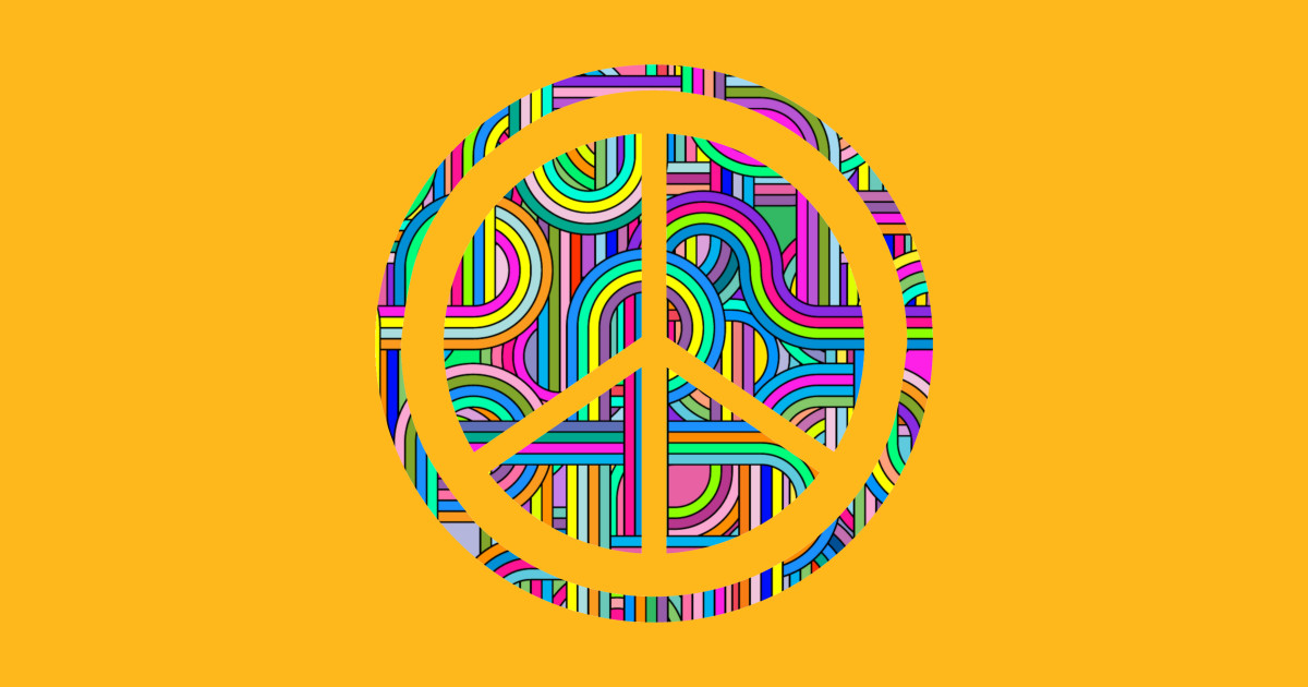 Abstract peace sign - Peace Sign - T-Shirt | TeePublic