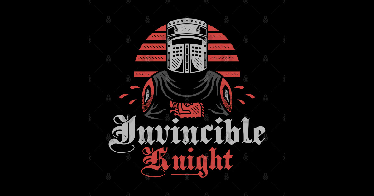 Invincible Knight - Holy Grail - Sticker | TeePublic