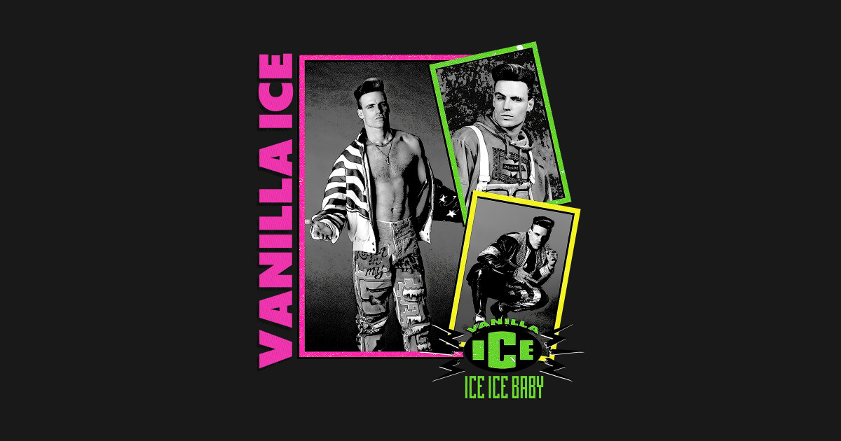Vanilla Ice Collag - Vanilla Ice - T-Shirt | TeePublic