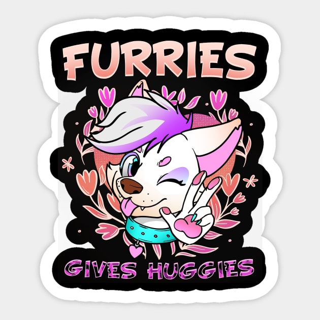 Furries give Huggies I Furry Fandom I Cosplay - Fursuit - Sticker ...