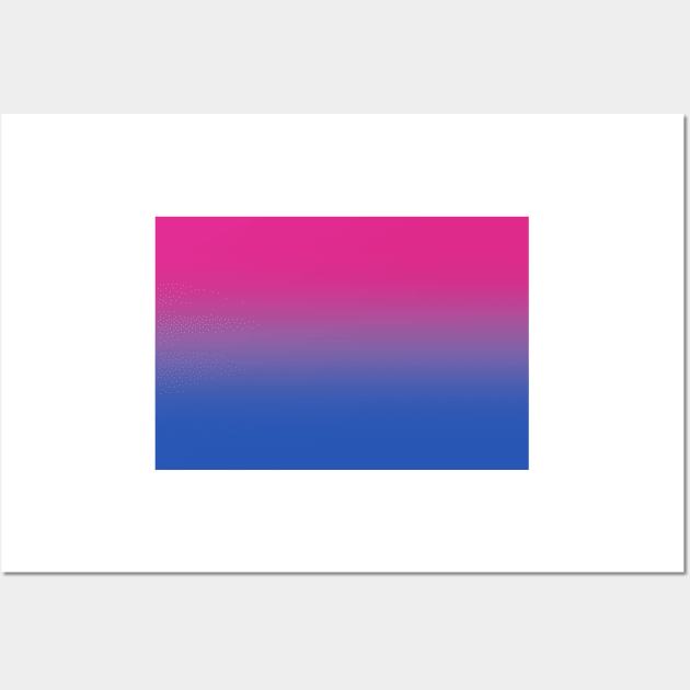 Bisexual Pride Flag Gradient - Flag - Posters and Art Prints | TeePublic