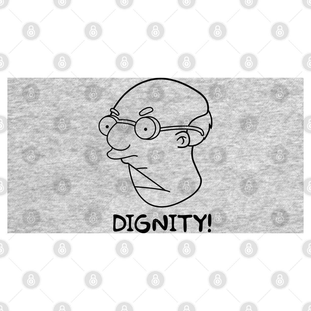 Kirk Dignity - White Tee - Simpsons - Hoodie | TeePublic