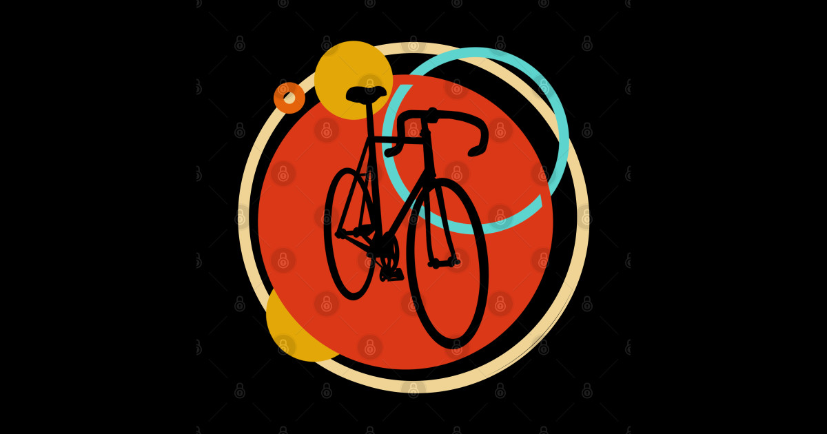 Retro Fixie 1 - Cycling - Sticker | TeePublic