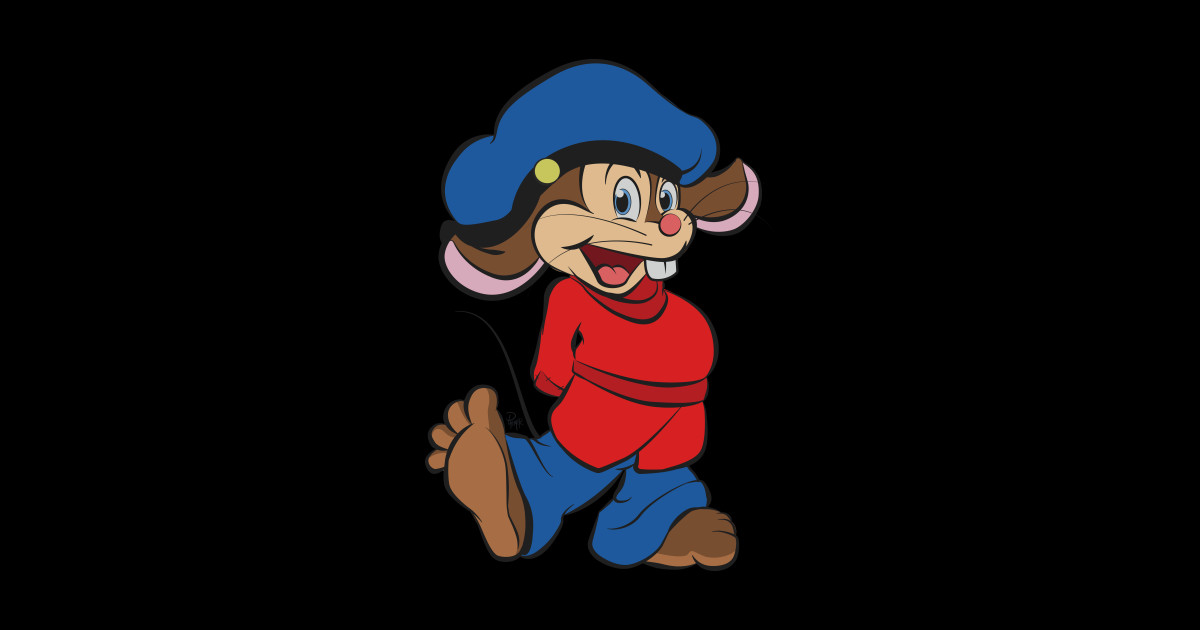 Fievel Goes Dizney - Retro - Sticker | TeePublic