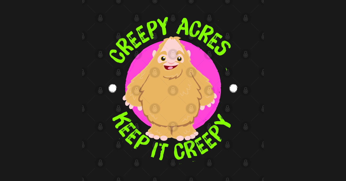 Creepy Acres Kawaii Sam Squatch Bigfoot - Bigfoot - T-Shirt | TeePublic