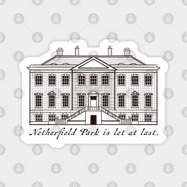 Sketch Drawing of Netherfield Park Pride and Prejudice - Jane Austen ...