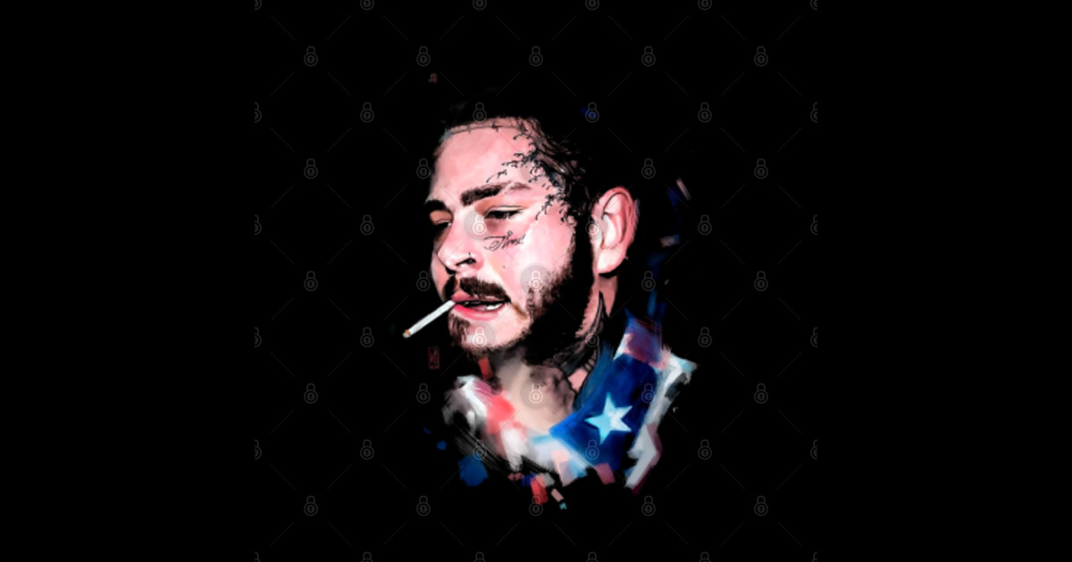 Post Malone Rap - Rap - Posters and Art Prints | TeePublic