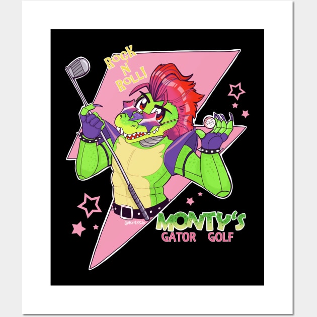Monty's Gator Golf - Fnaf - Posters and Art Prints | TeePublic