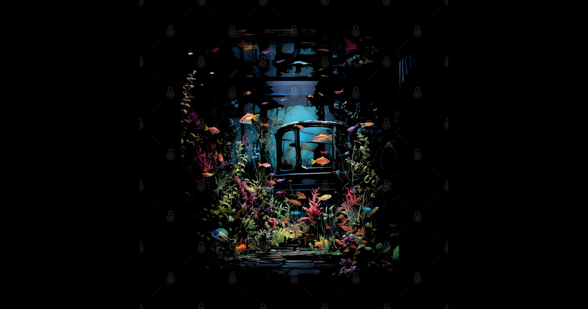 Underworld - Fish Tank - Sticker | TeePublic