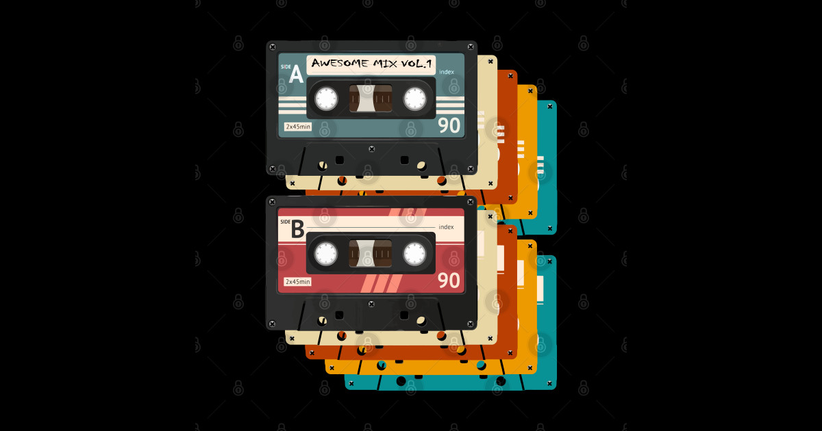 retro Cassette tape - Cassette Tape Vintage - Posters and Art Prints ...