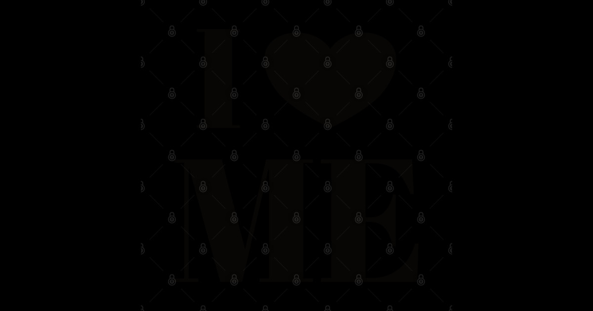 I Heart Me - I Love Me - Love - Sticker | TeePublic