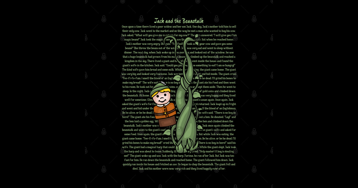 Little Jack And The Beanstalk Story - Jack And The Beanstalk - Sticker ...