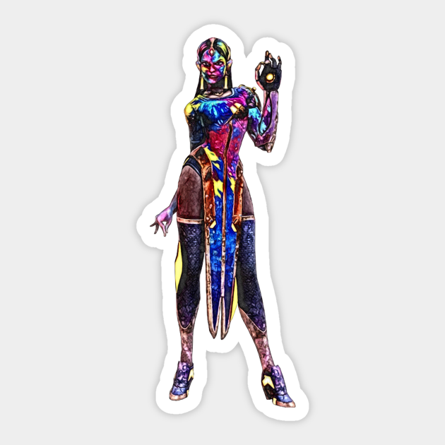 Overwatch Symmetra Holi Skin - Overwatch - Sticker | TeePublic