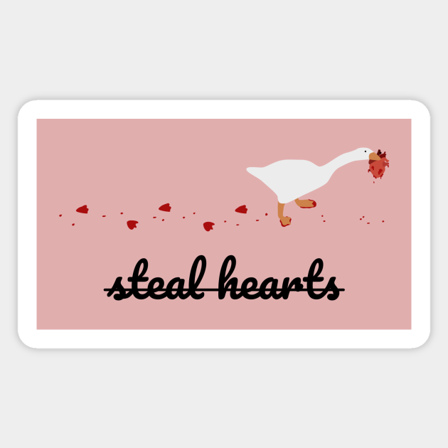 Untitled Goose Game - Love Edition - Untitled Goose Game - Sticker ...