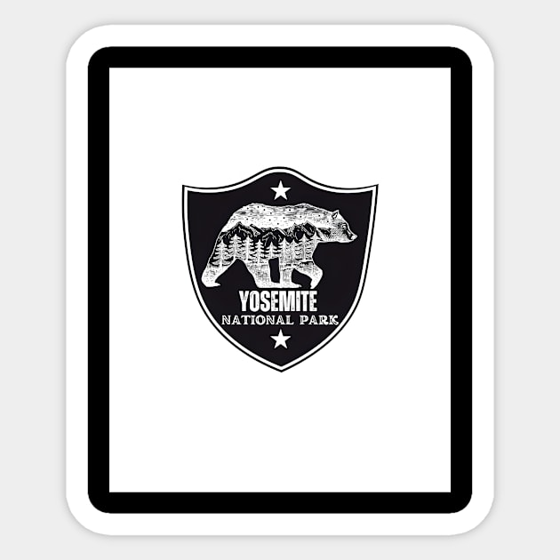 Yosemite National Park - Yosemite National Park - Sticker | TeePublic