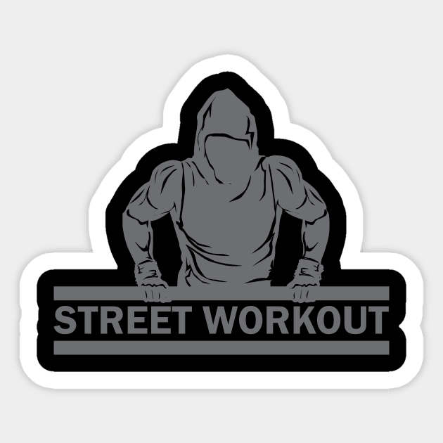 STREET WORKOUT - Muscle-up - Street Workout Motivation - Sticker ...