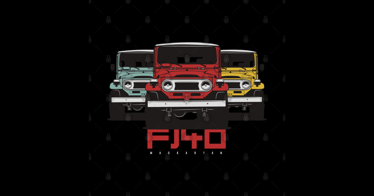 Landcruiser fj40 - Land Cruiser Fj40 - Sticker | TeePublic