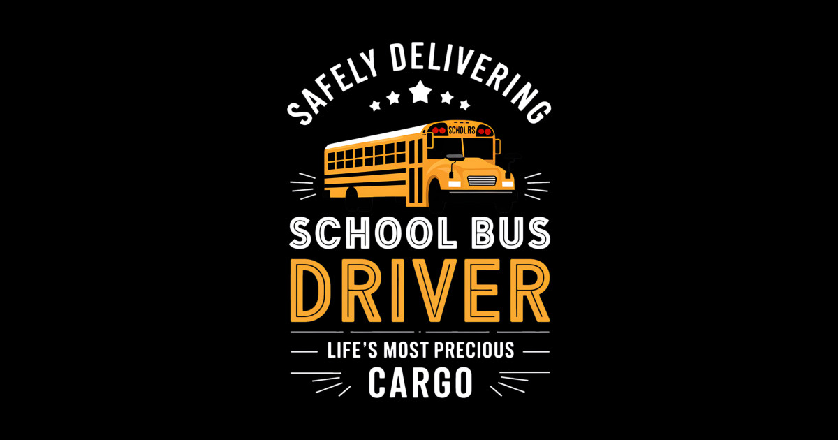 School Bus Driver Safely Delivering School Bus Driver - School Bus ...