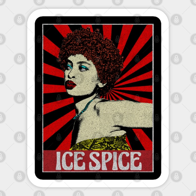 Ice Spice Pop Art Style - Ice Spice - Sticker | TeePublic