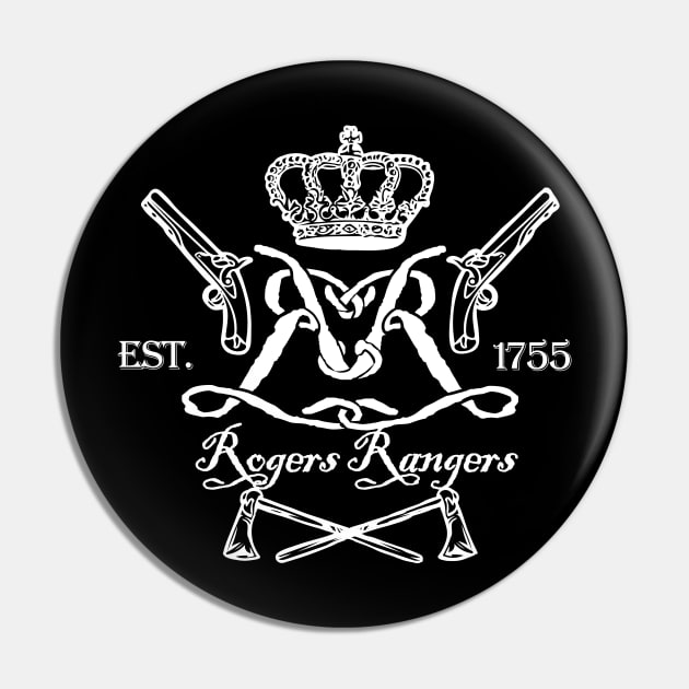 Rogers' Rangers (light) - Ranger - Pin | TeePublic