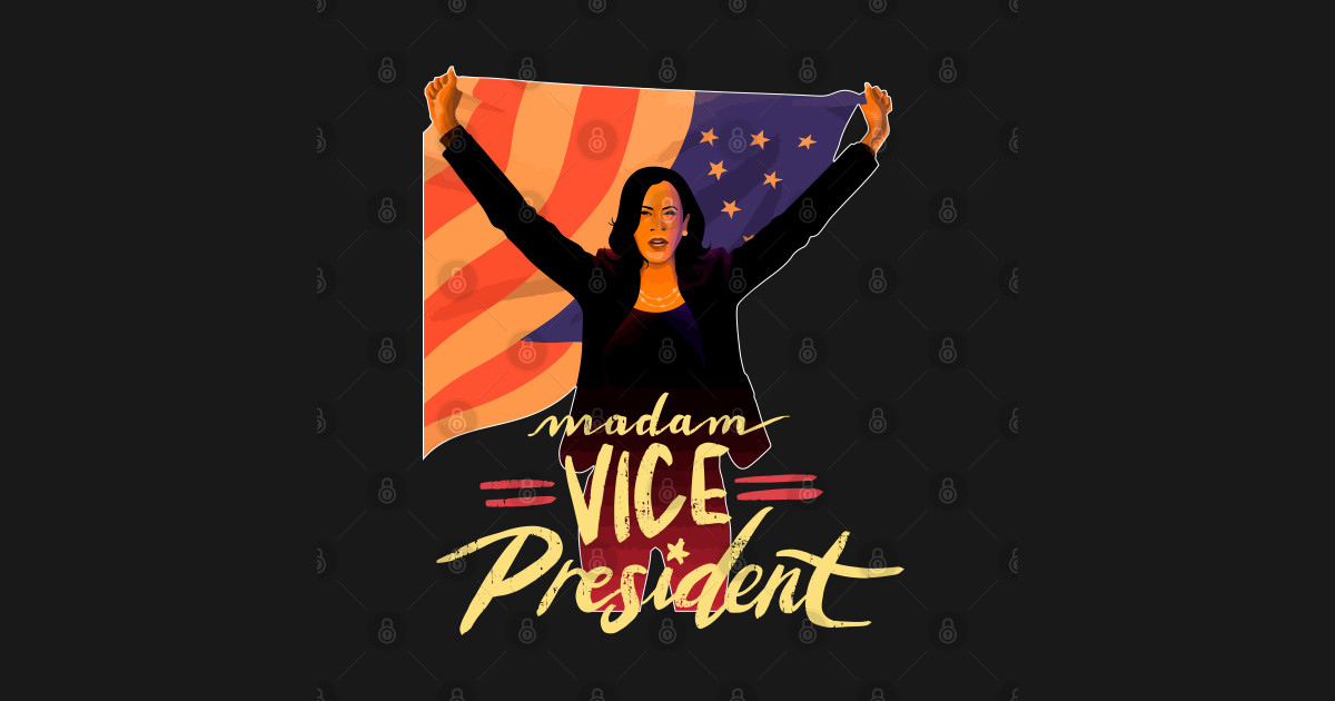 Kamala Harris - Madam Vice President - Kamala Harris - T-Shirt | TeePublic