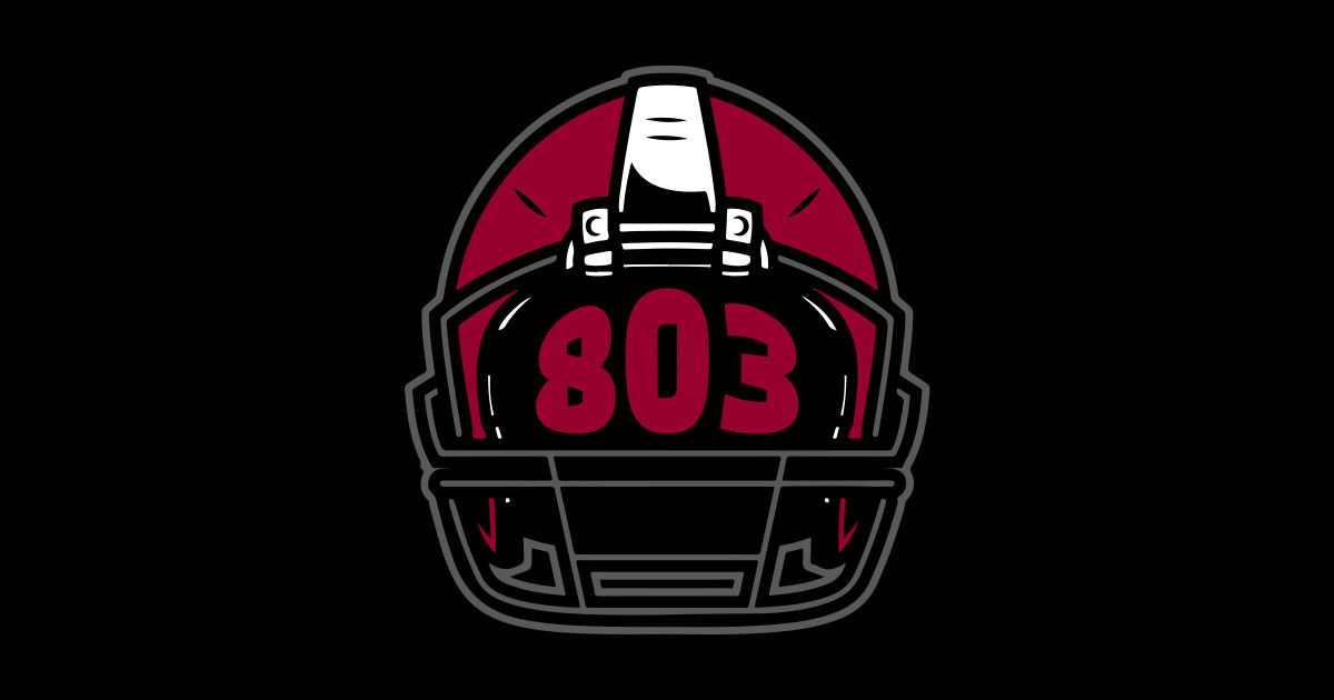 Retro Football Helmet 803 Area Code Columbia South Carolina Football ...