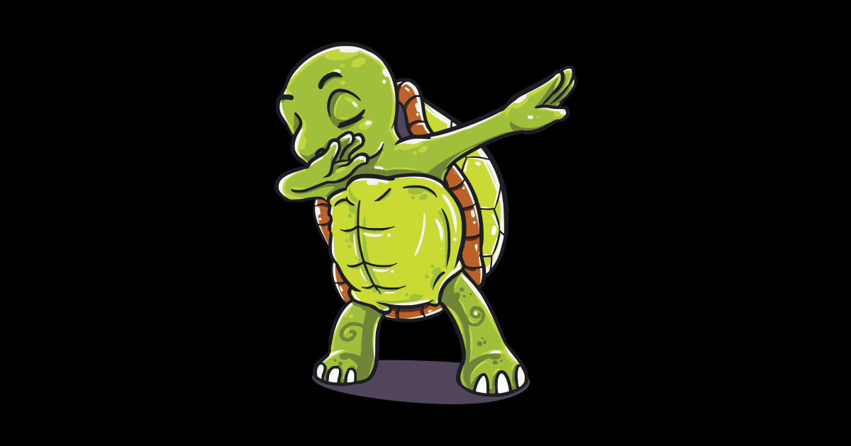 Funny dabbing turtle dab dance gift - Turtle - Sticker | TeePublic