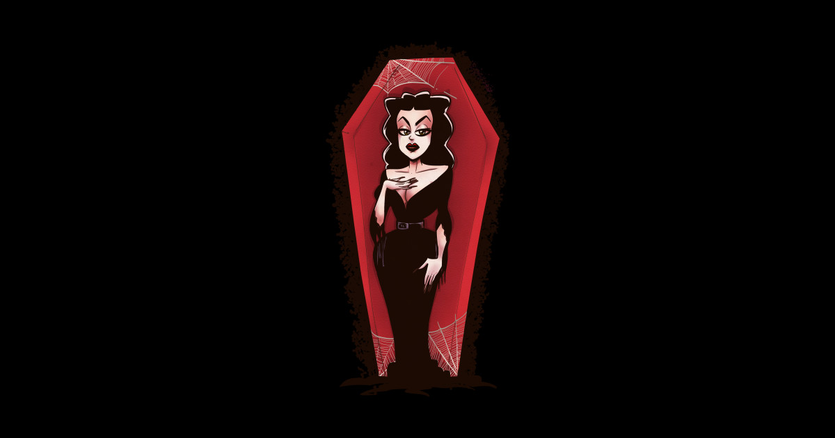 Vampira - Scary - Sticker | TeePublic