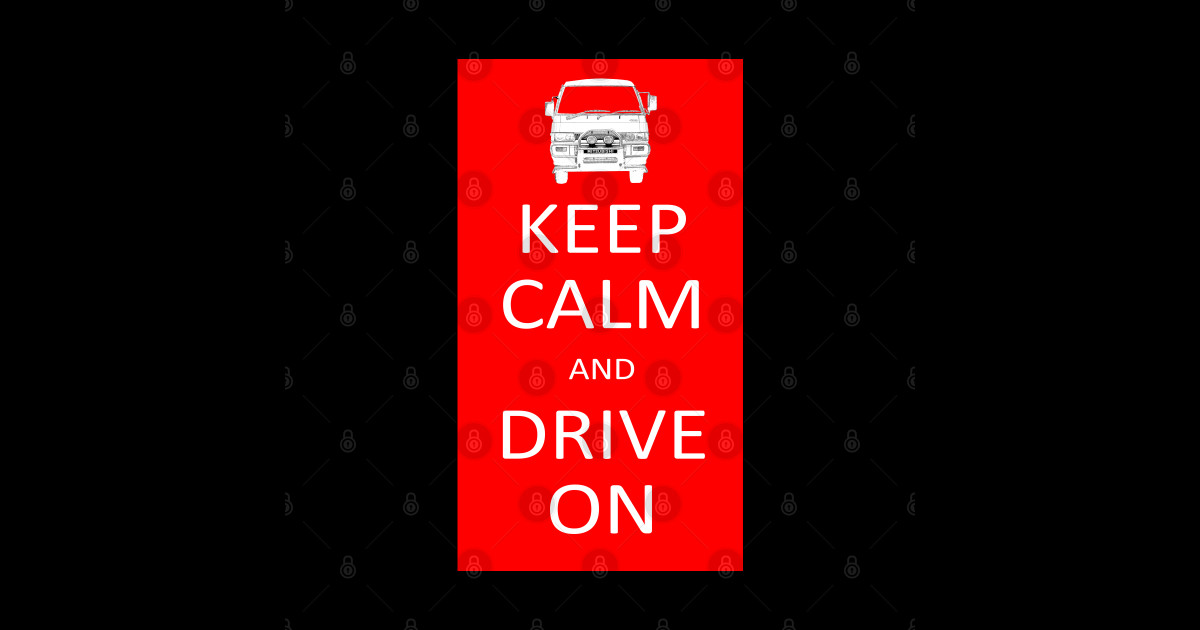 Drive on, Delica! - Delica - Sticker | TeePublic