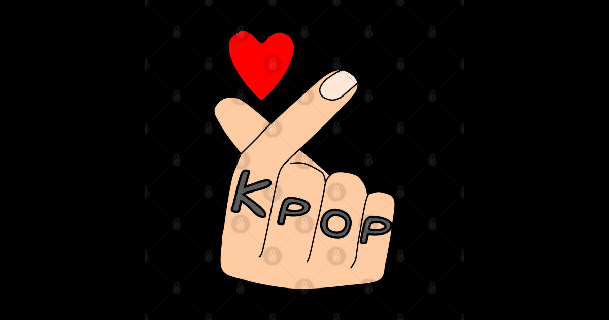 K-pop love - Kpop - Sticker | TeePublic