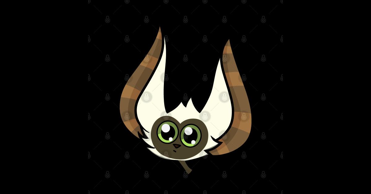Momo the lemur - Avatar The Last Airbender - Sticker | TeePublic