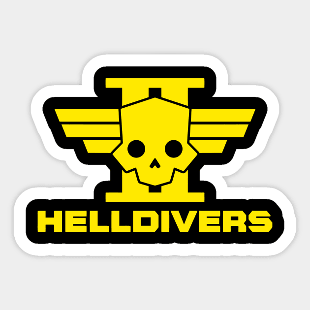 Helldivers 2 Fan Logo - Helldivers 2 - Sticker | TeePublic