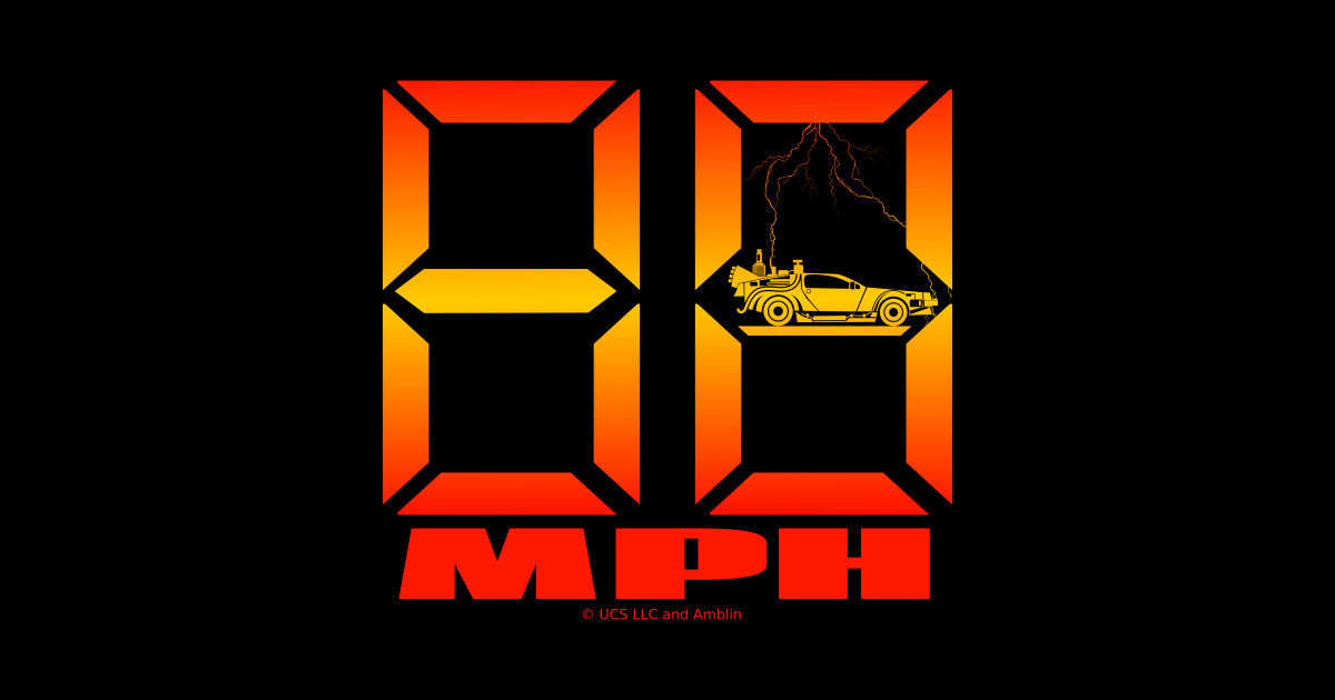88 Mph Back to the Future - Back To The Future - Magnet | TeePublic