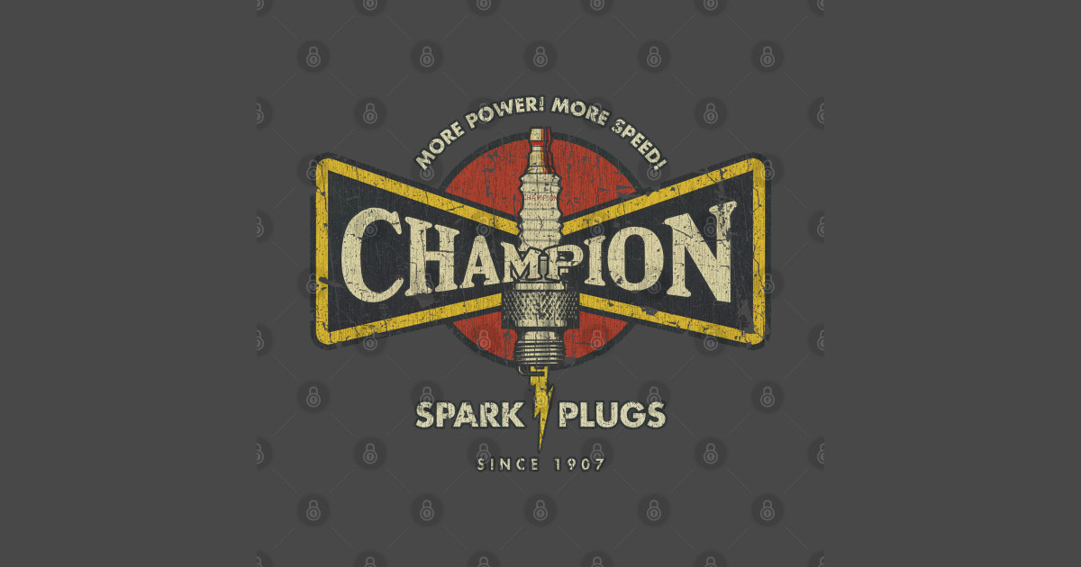 Champion More Power More Speed 1907 - Hot Rod - T-Shirt | TeePublic