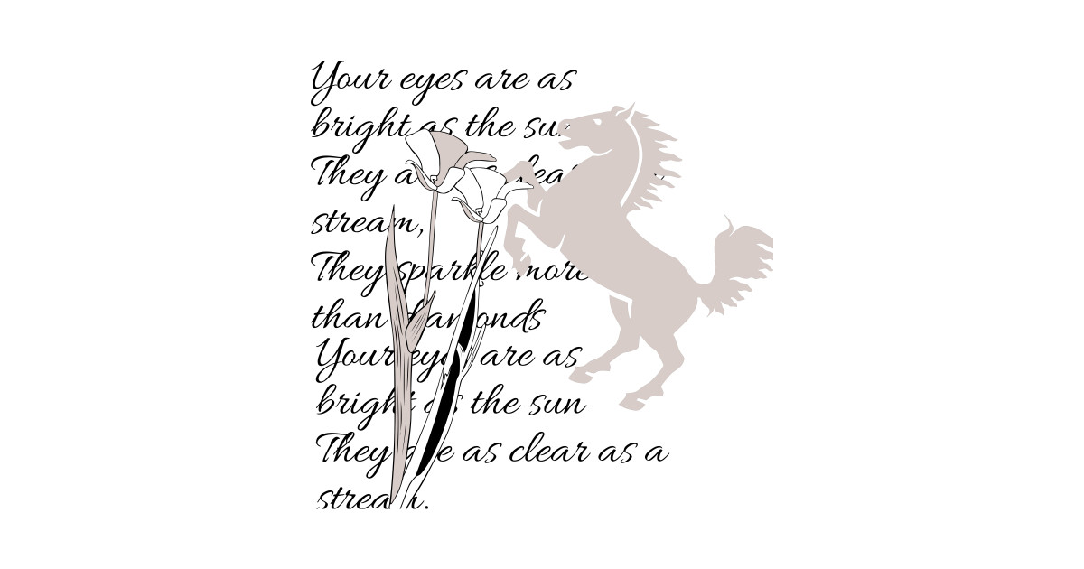 A free verse poem to a beloved one - Beloved - T-Shirt | TeePublic