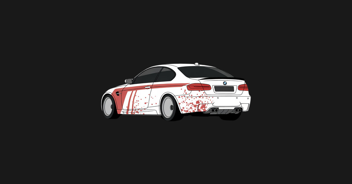 Spooky Halloween JDM Zombie G35 Drift Car Illustrated - Spooky ...