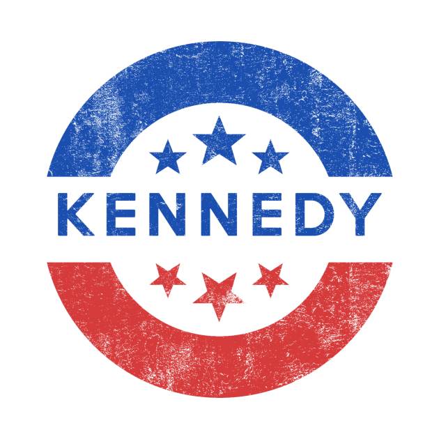 Retro circular Kennedy logo - Kennedy 2024 - T-Shirt | TeePublic