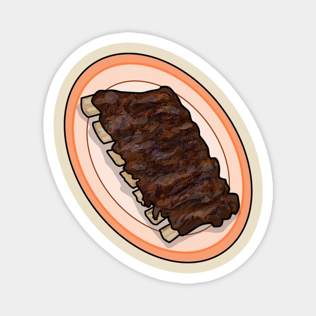 Short ribs cartoon illustration - Short Ribs Cartoon Illustration ...