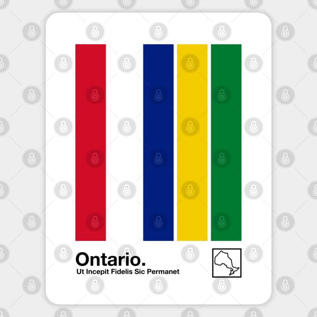 Ontario // Original Minimalist Artwork Poster Design - Ontario ...