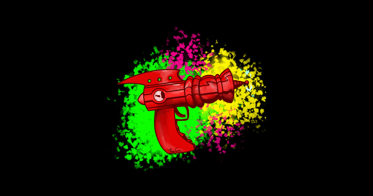 Ray Gun - Sci Fi - Sticker | TeePublic